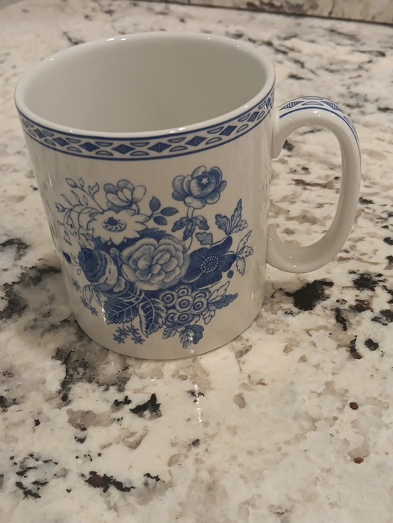Spode | Dining | Spode Blue Rose Coffee Mug Classic White And Blue ...